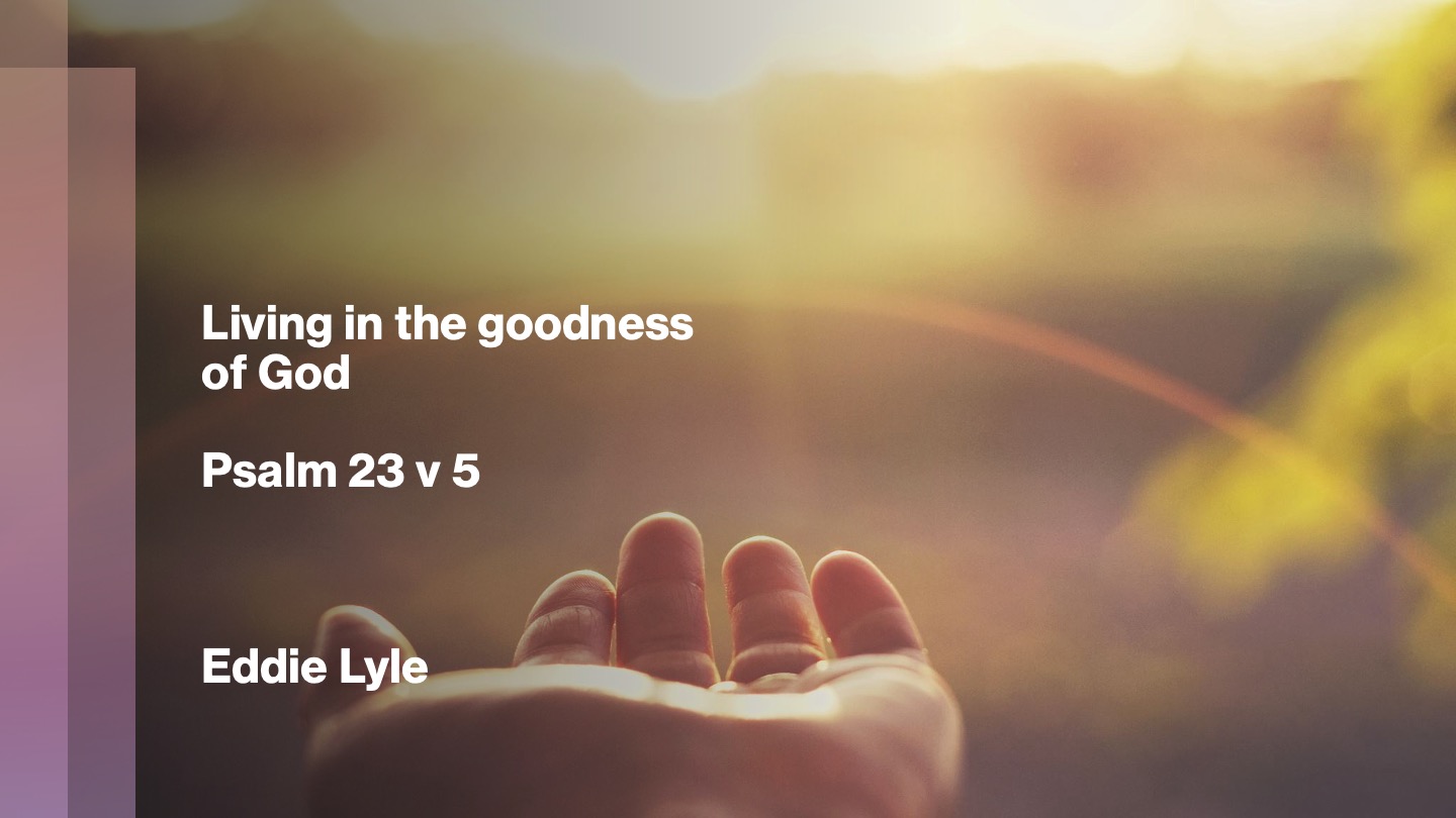 Living in the goodness of God - Encounter Vineyard