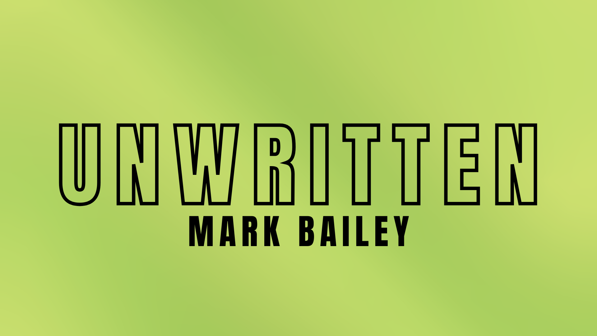 Unwritten - Encounter Vineyard